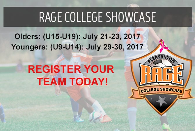 Pleasanton RAGE – Competitive and Recreational Youth Soccer Club for Girls
