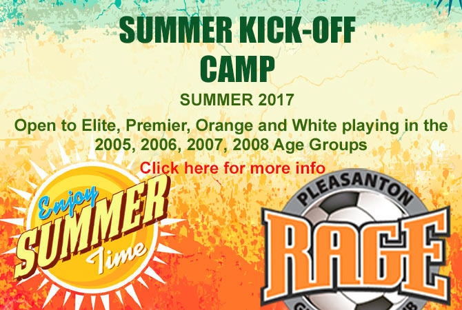 Pleasanton RAGE – Competitive and Recreational Youth Soccer Club for Girls