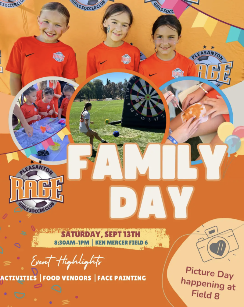 2025 RAGE Picture Day and Family Day – Pleasanton RAGE